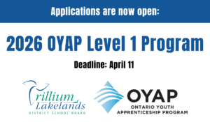 OYAP Level 1 applications are now open – Leslie Frost Public School